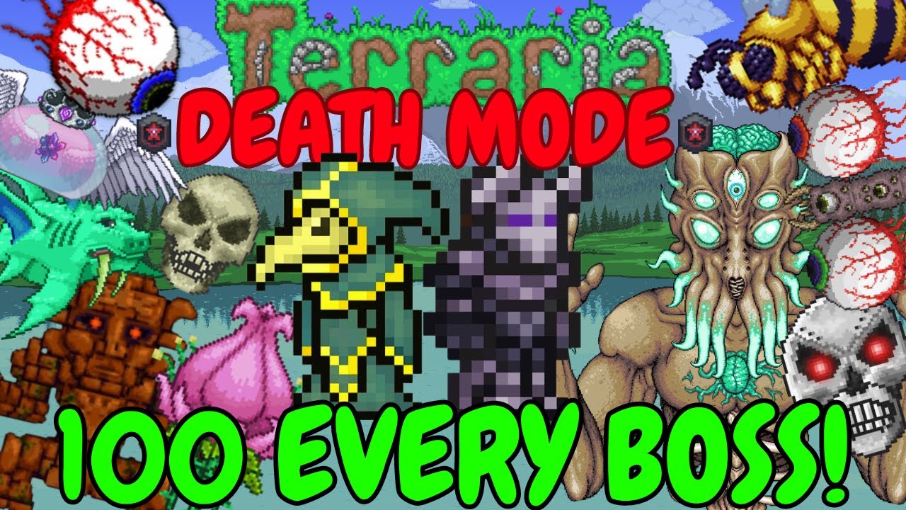 Fighting 100 of EVERY Boss in Terraria while in Calamity DEATH MODE ...
