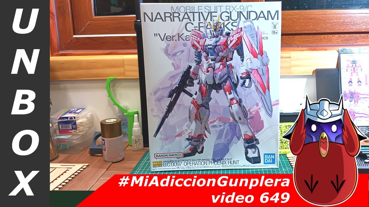 #MAG - MG 1/100 RX-9/C NARRATIVE GUNDAM C-Packs - Ver Ka - Bandai 2024 ...