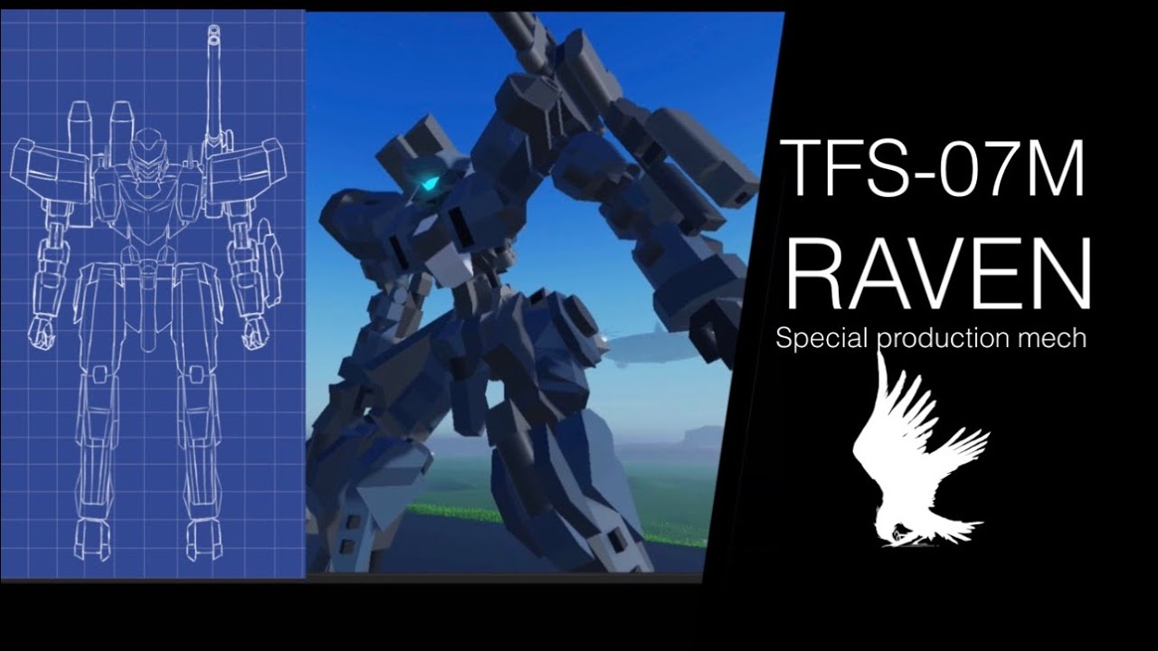 TFS-07M RAVEN Special Production Mech | Plane Crazy Mech Showcase - YouTube