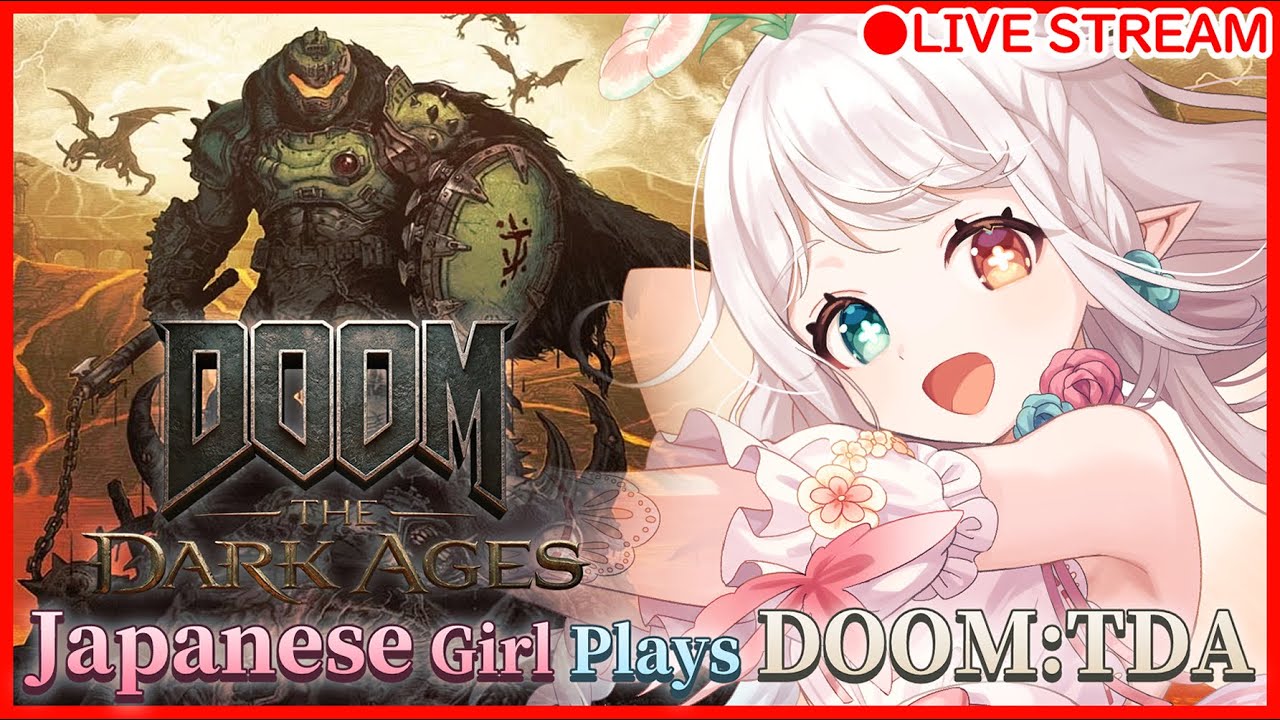 【DOOM The Dark Ages】Japanese girl plays Doom:TDA for the first time! #4 #envtuber # ...