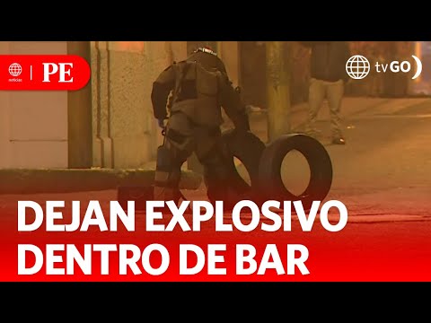Video: Desconocidos dejan explosivo dentro de bar | Primera Edici n | Noticias Per por Am rica ...