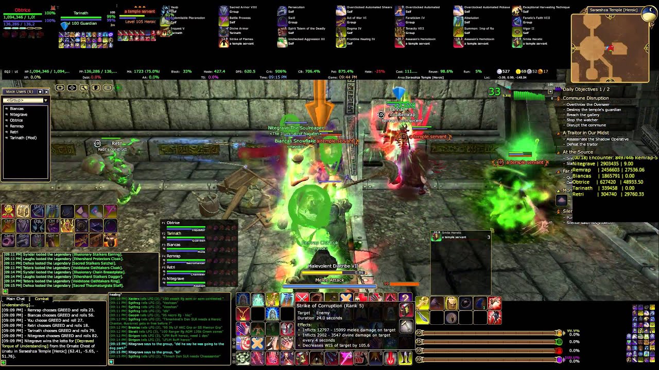 Everquest 2: Ssraeshza Temple (Heroic) - YouTube