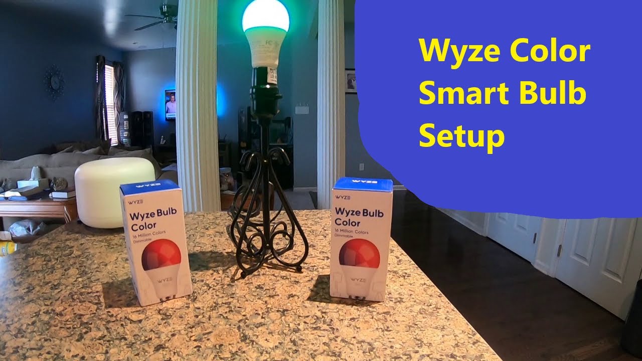 Wyze Color Smart Bulb Unboxing & Setup - YouTube