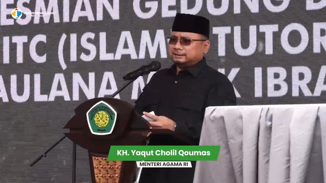 Menteri Agama Resmikan Gedung Ma’had dan Islamic Tutorial Center Kampus 3 UIN Malang - YouTube