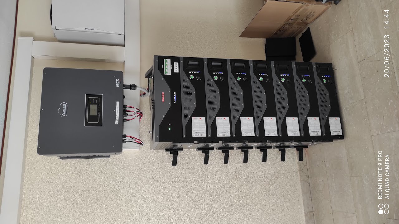 ZCS Zuchetti con torre batteria WECO 5k3 XP - YouTube