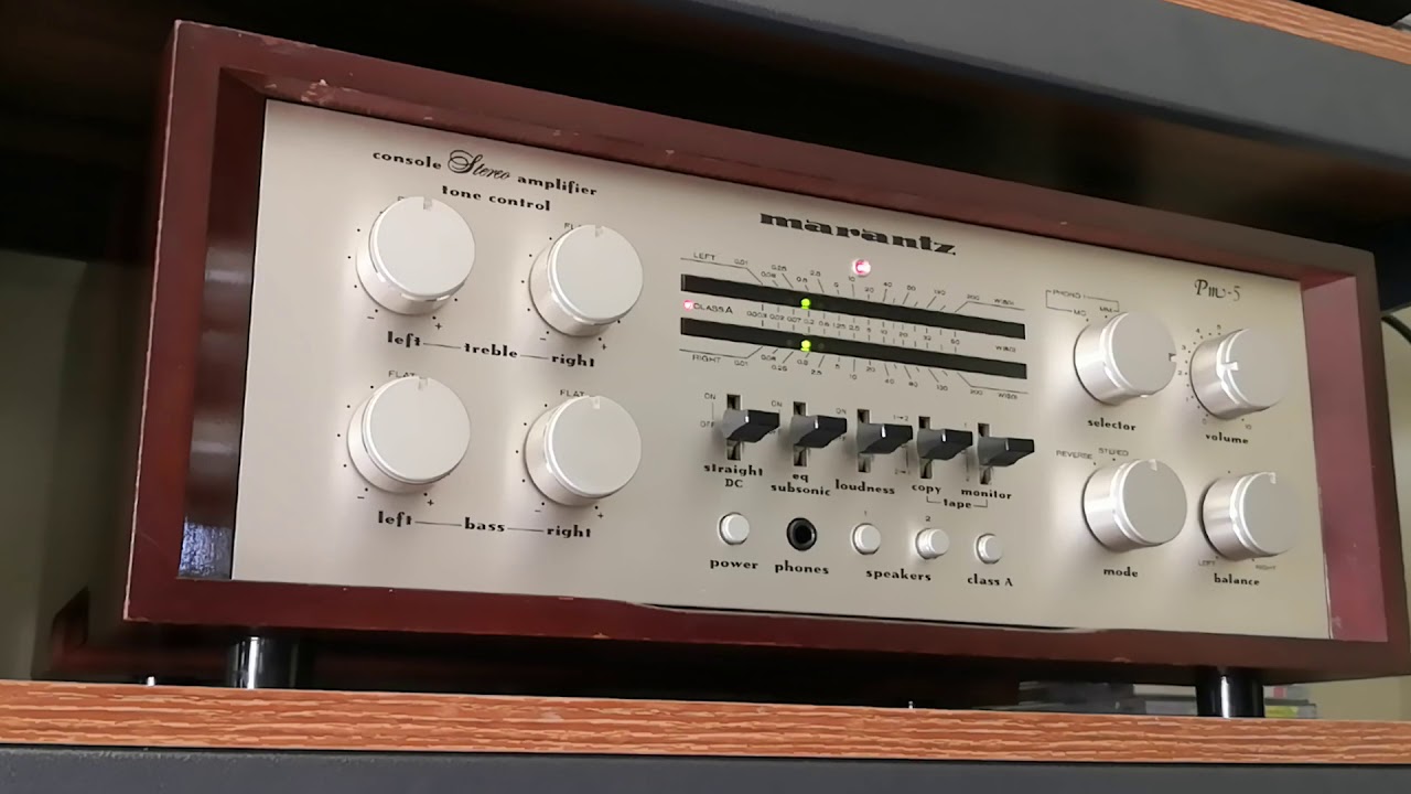Marantz PM5 ESOTEC Integrated Amplifier - YouTube