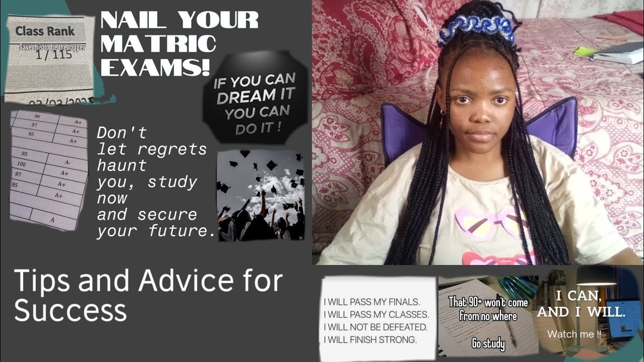 MATRIC FINAL EXAMS ADVICE:[How it all started,the journey to matric ...
