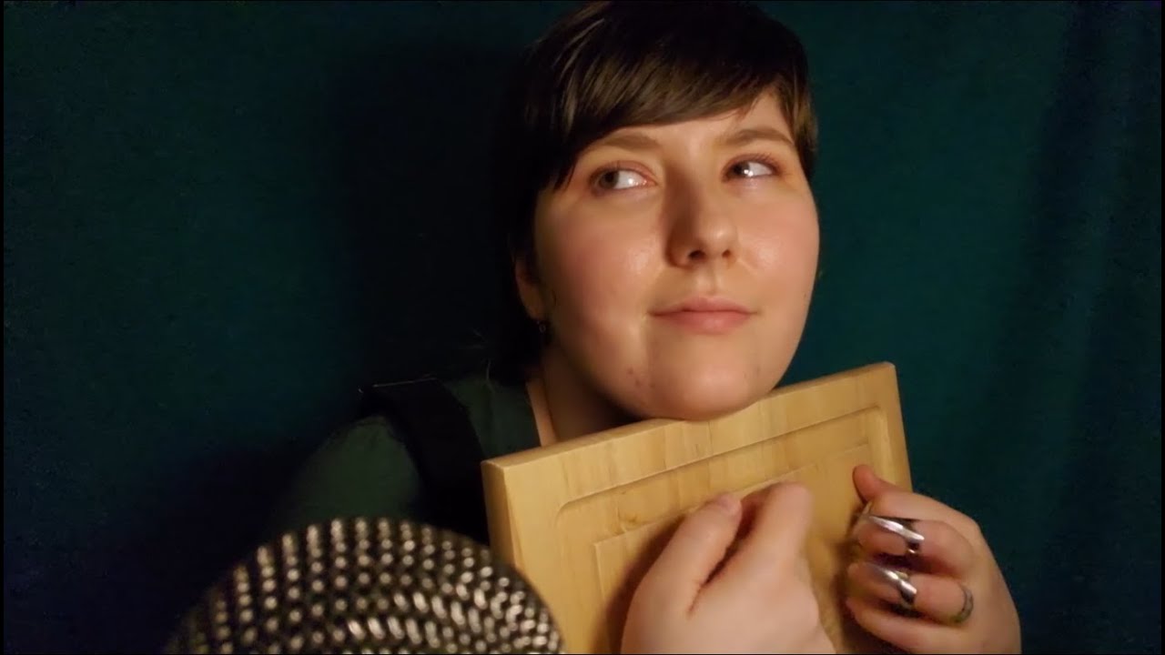 ASMR | Wooden Tapping/Scratching Triggers With Metal Claws - YouTube