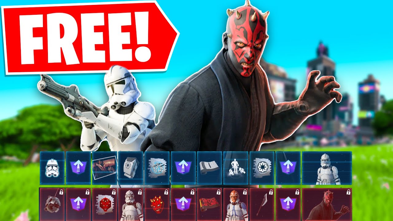 The *FREE* STAR WARS Battle Pass in Fortnite Explained! Find the Force ...