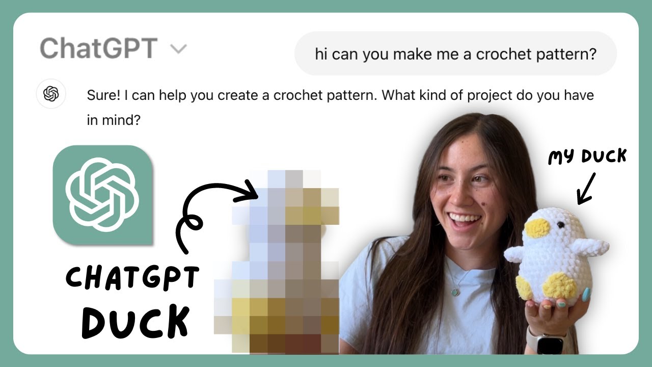 i asked ChatGPT to make me a crochet pattern... - YouTube