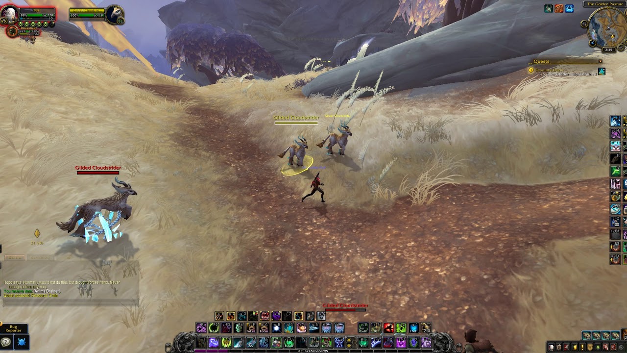 Resource Drain, WoW Shadowlands Quest - YouTube