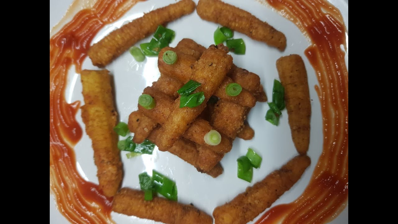 Crispy Golden Baby Corn Recipe - YouTube