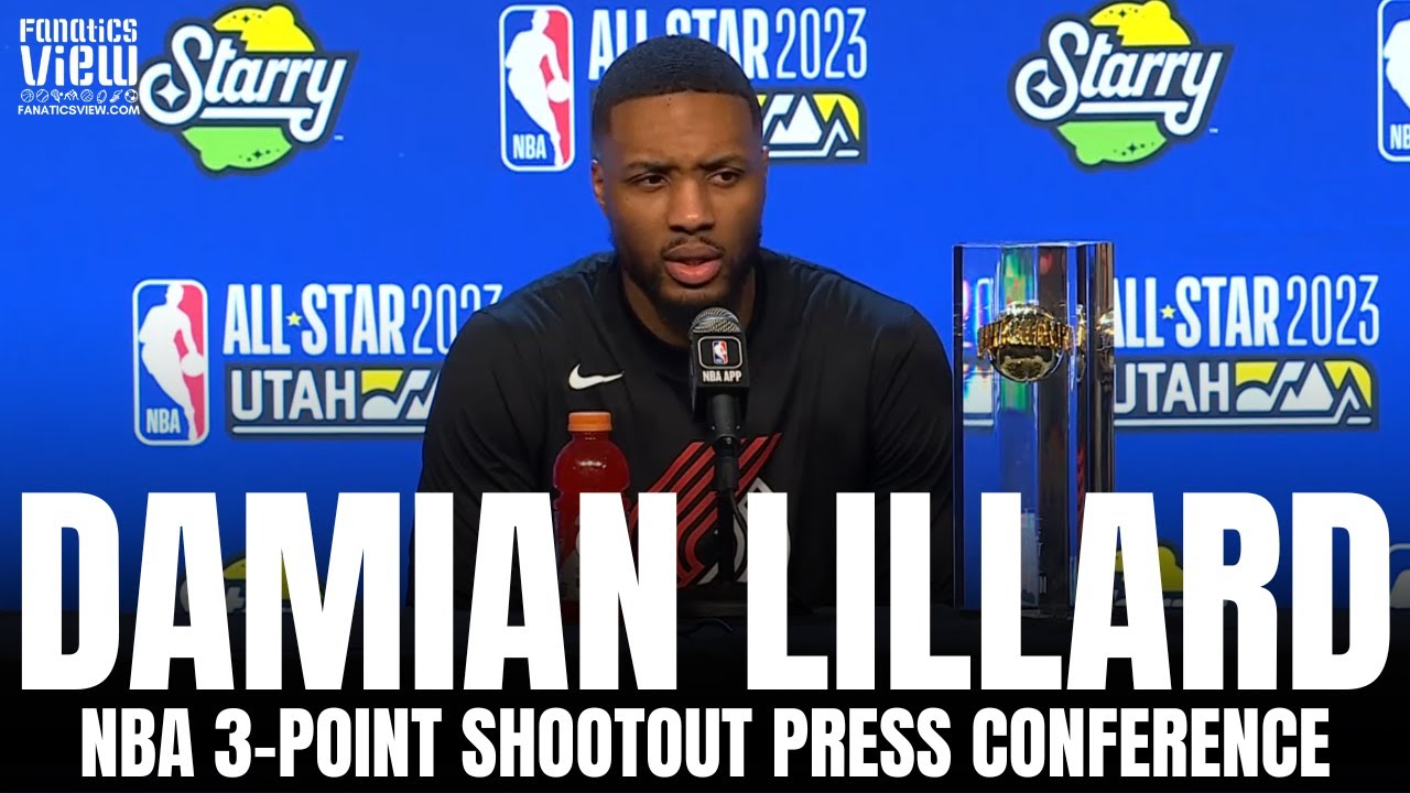 Damian Lillard Reacts to Winning NBA All-Star 3-Point Shootout ...
