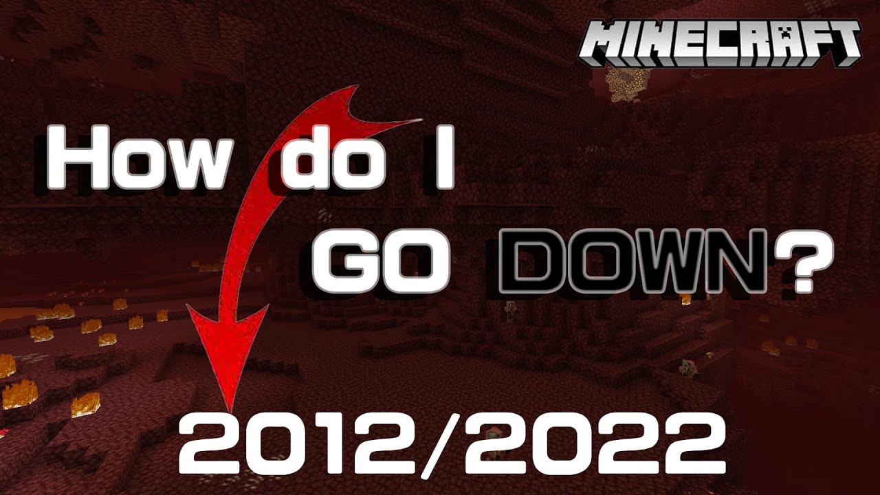 【Minecraft】我要怎麼下去呢?How do I go DOWN?? The difference between 2012 and ...