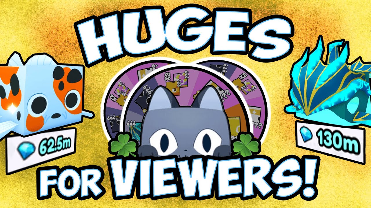 HUGES To Viewers That TEST Their LUCK 🍀 In Pet Simulator 99 - LIVE ...