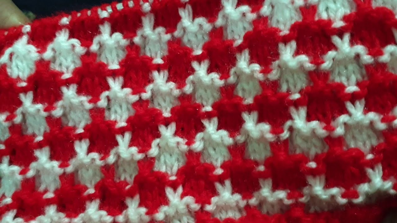 Easy Knitting Pattern #230 || two colours knitting design || baby boy ...