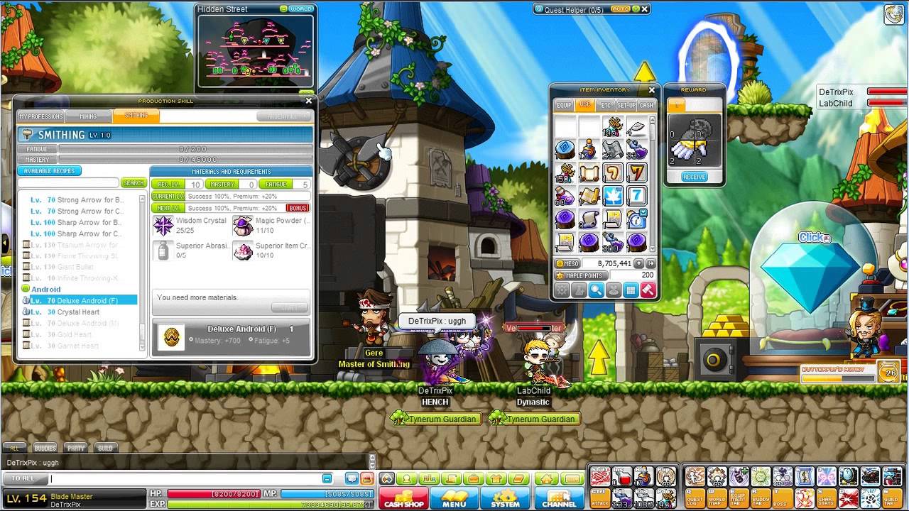 Ardentmill ep 2: Maplestory making android :D - YouTube