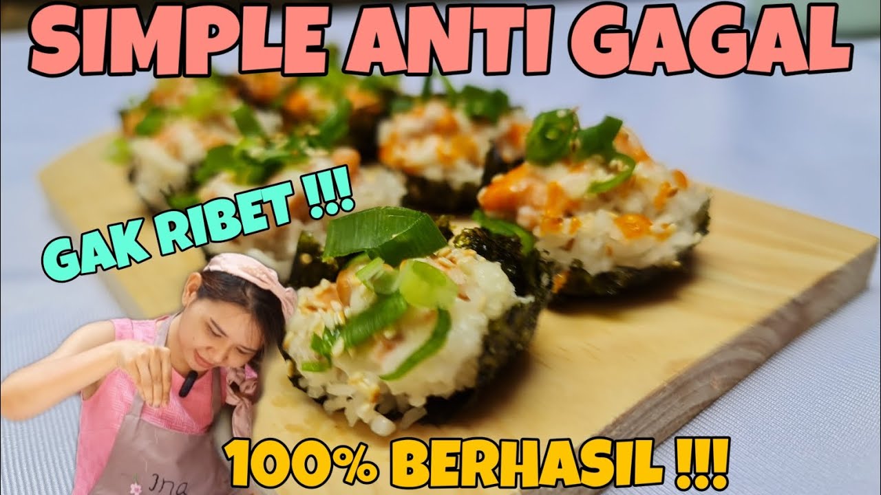 Resep Salmon Sushi Baked... Enak, nagih, simple dan anti gagal - YouTube