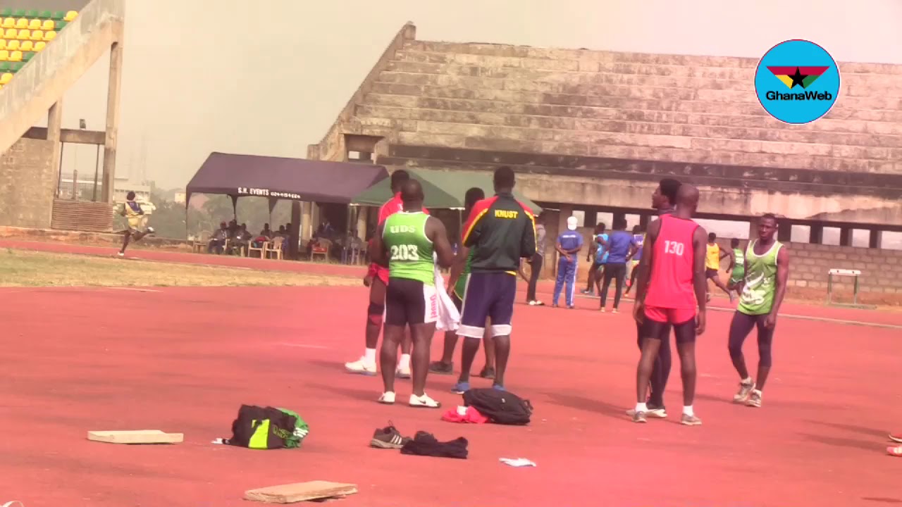 2020 GUSA Games: Baah Charles of UEW breaks record in 800m race - YouTube