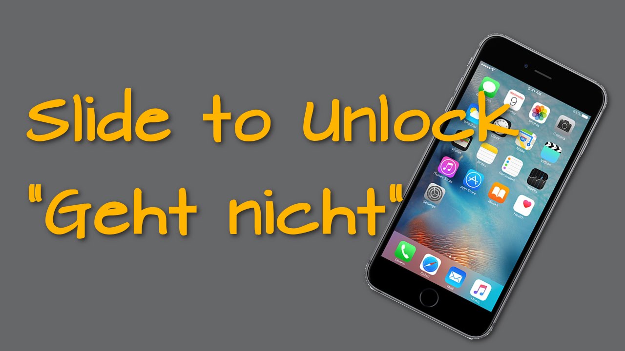 iOS 9 Slide to Unlock BUG FIX - Tutorial - YouTube
