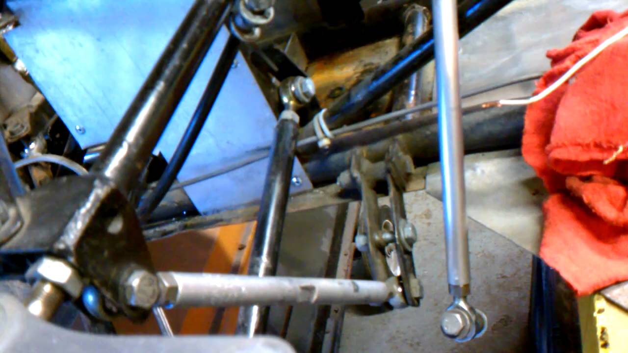 97 Red Devil F500 front suspension geometry - YouTube