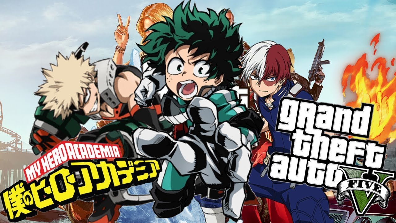 Gta 5 part 216 My Hero Academia in gta - YouTube
