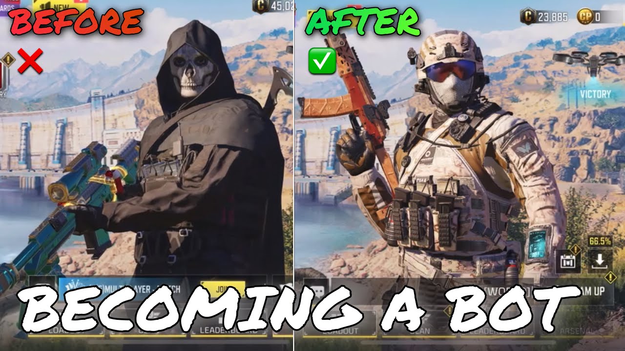 Trying to be a Bot in Codm - YouTube