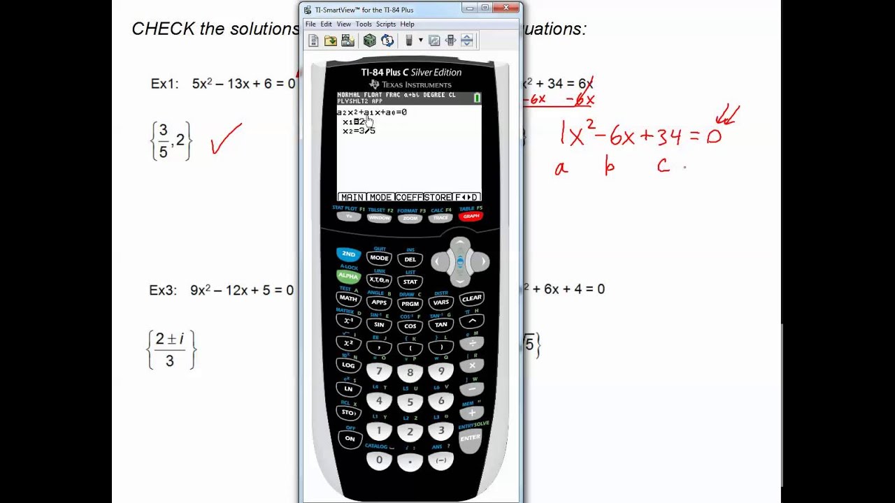 Polynomial Root Finder App For TI Calculator YouTube
