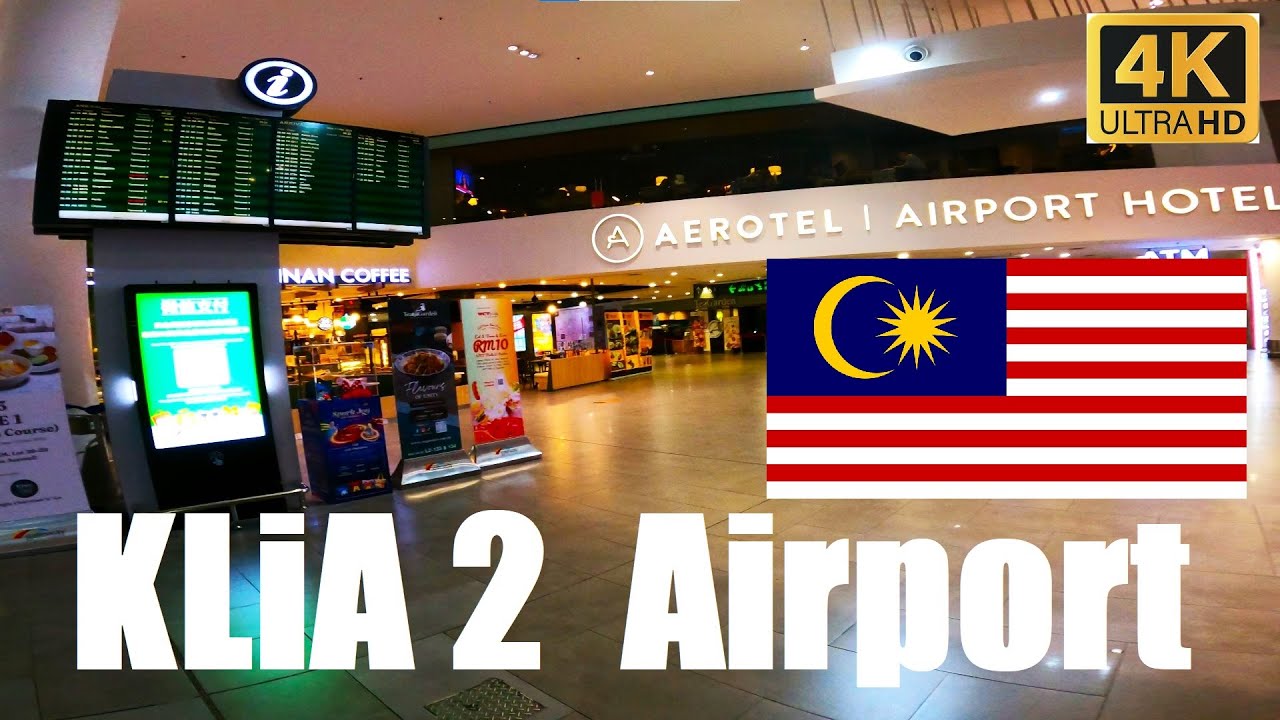 🇲🇾 Kuala Lampur Airport Terminal 2 KLiA Mall City Walk - Immersion in Malaysia HD 4K 🚶 - YouTube