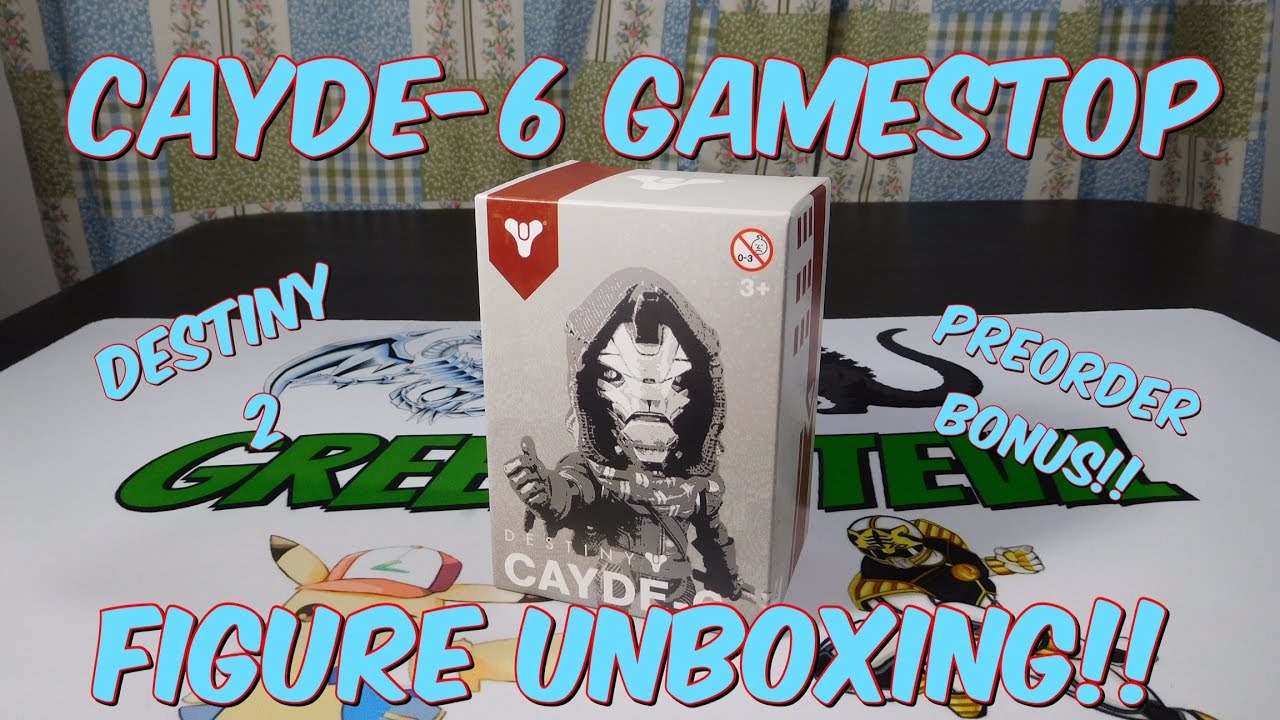 Destiny 2 Cayde-6 GameStop Preorder Bonus Figure Unboxing! - YouTube