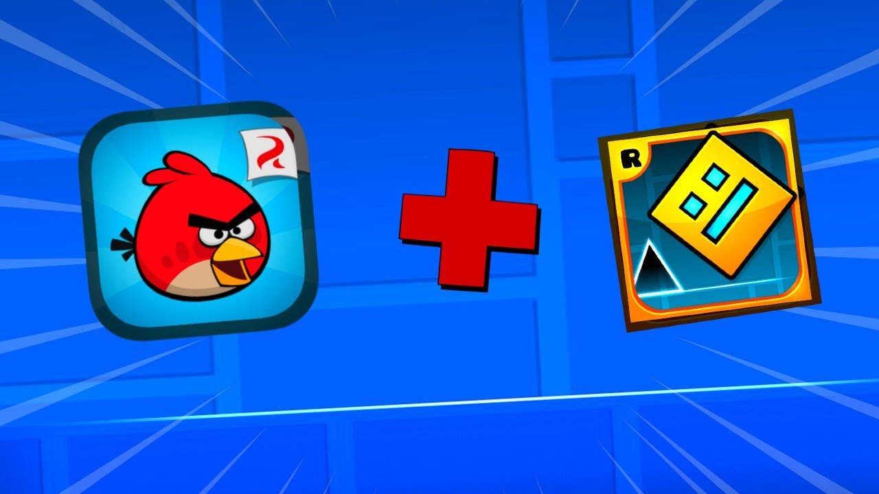 ANGRY BIRDS EN GEOMETRY DASH!!! #geometrydash - YouTube