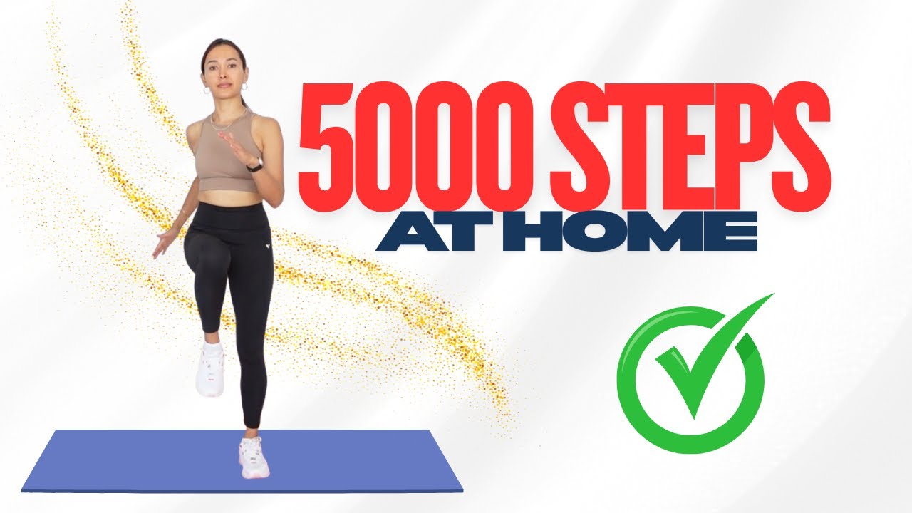 5000 STEPS at HOME | No Equipment | Perfect for BEGINNERS - YouTube