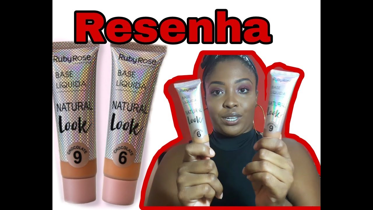 NOVA BASE DA RUBY ROSE CHOCOLATE 6 E CHOCOLATE 9 PARA PELE NEGRA - YouTube