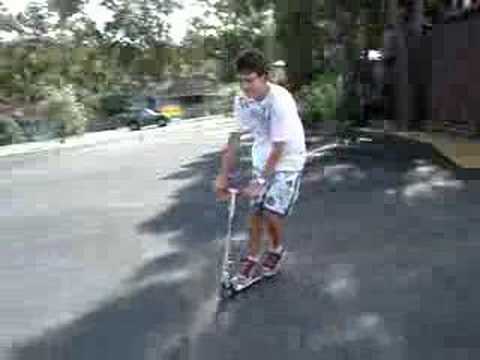 Worst scooter rider ever! - YouTube