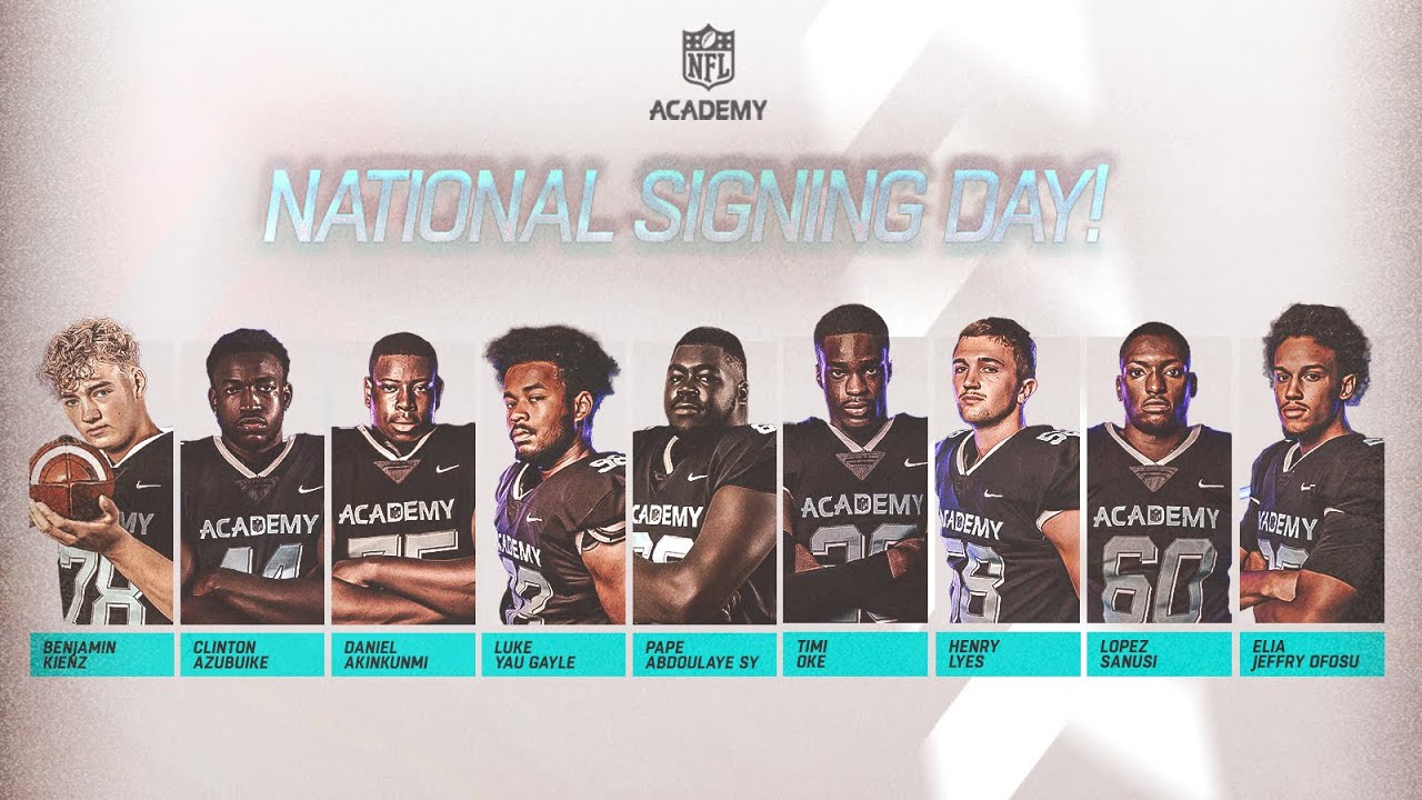 WATCH LIVE: NFL Academy National Signing Day - YouTube