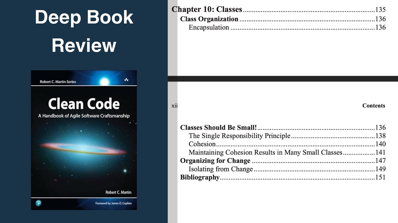Clean Code. Chapter 10: Classes. - YouTube