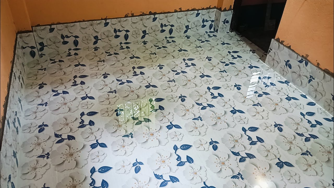 bedroom floor Flower Design Tiles 💥🔥🖼️💥 Flowers flooring design tiles ...