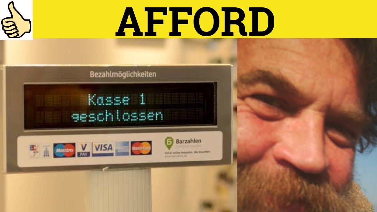 🔵 Afford Affordable Affordability - Afford Meaning - Affordable ...