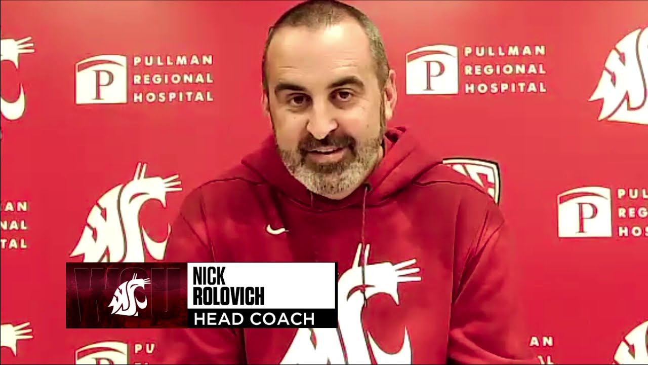 WSU Football: Nick Rolovich Stanford Postgame 10/16/21 - YouTube