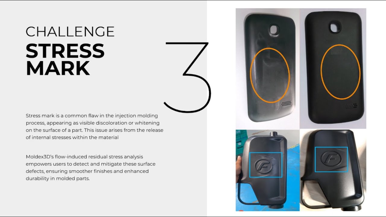 6 Common Injection Molding Challenges - Part 3: Stress Mark - YouTube
