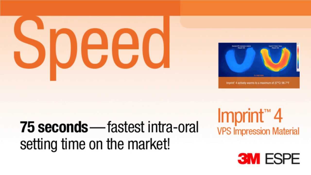 Introducing 3M ESPE's Imprint™ 4 VPS Impression Material - YouTube