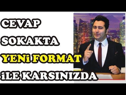 Cevap Sokakta Yeni Program Formatı İle Yakında Sizlerle