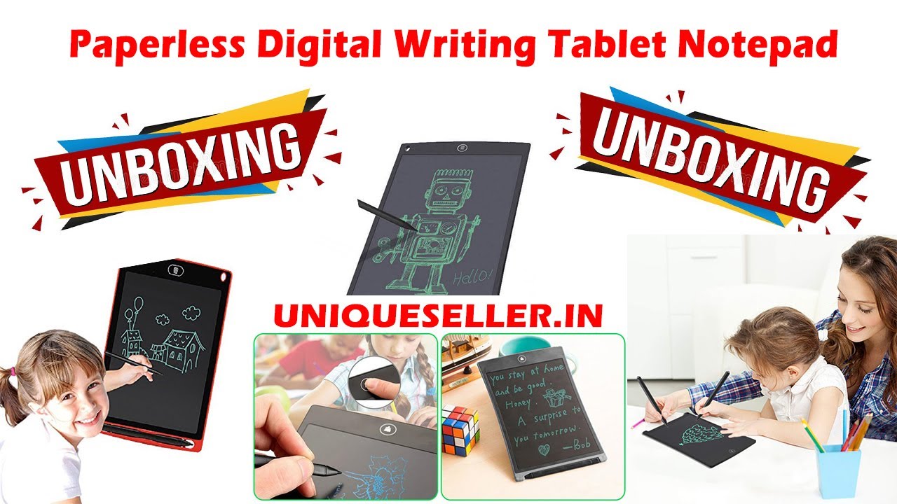 Paperless Digital Writing Tab - paperless digital writing tab unboxing ...