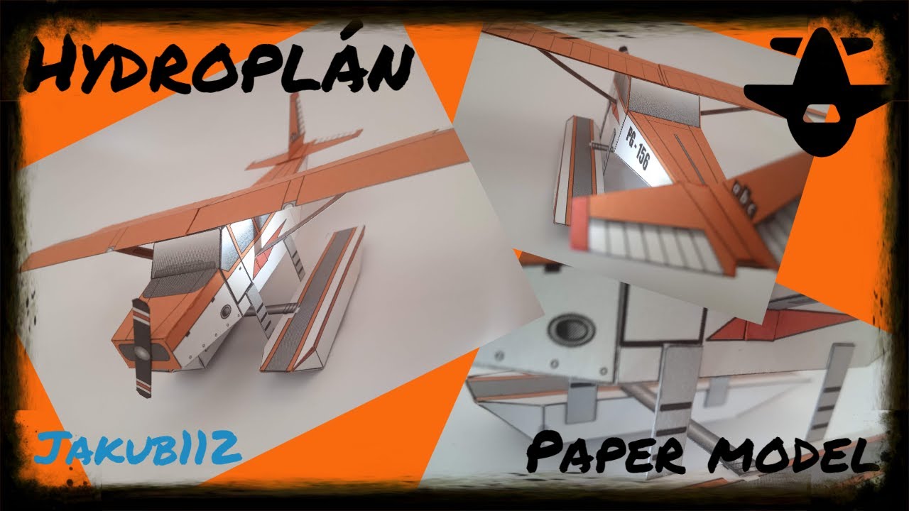 Hydroplán / Paper Model / Jakub112 - YouTube