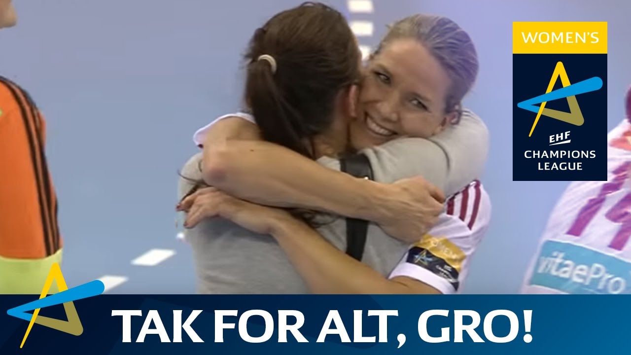 Takk for alt, Gro Hammerseng-Edin! | Women's EHF Champions League - YouTube