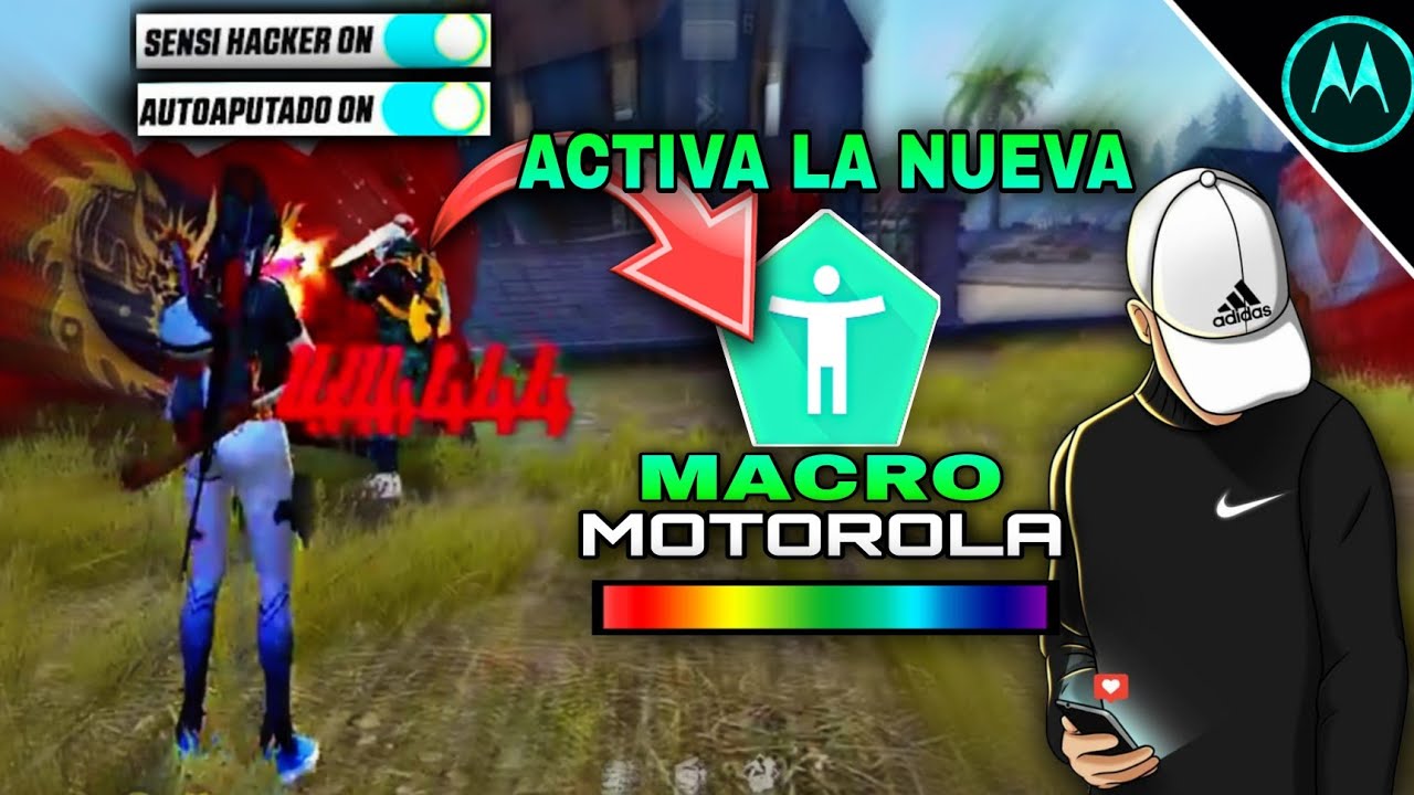ACTIVA LA NUEVA MACRO para MOTOROLA DARAS TODO ROJO | MACRO FREE FIRE🎯 ...