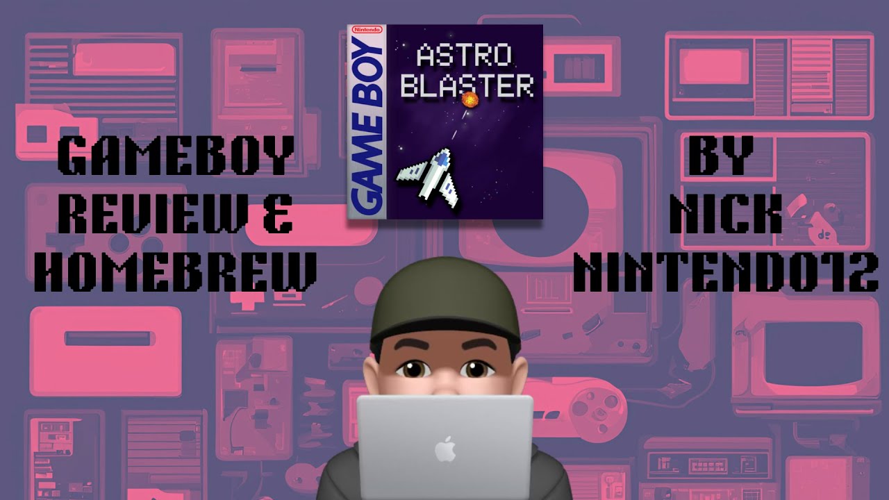 Game Boy HomeBrew Review: AstroBlaster [Ant's Retro Game Armory] - YouTube