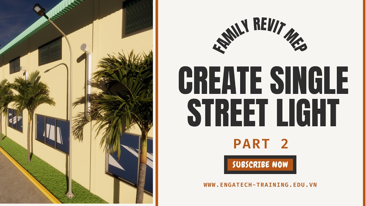 How to Create Family Single Street Lights (Revit 2020) - Part 2 - YouTube
