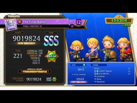 THEATRHYTHM FINAL BAR LINE | FF IX - The Final Battle (Clear Supreme ...
