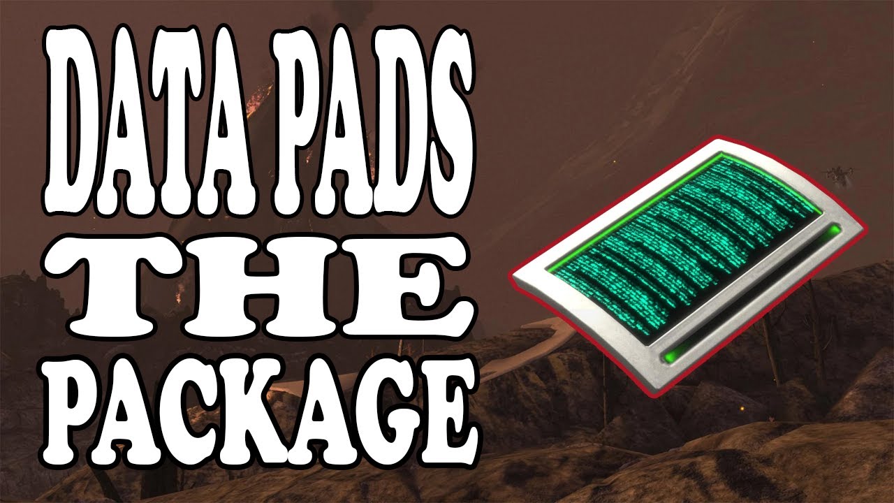 How To Collect All The DATA PADS In THE PACKAGE - YouTube
